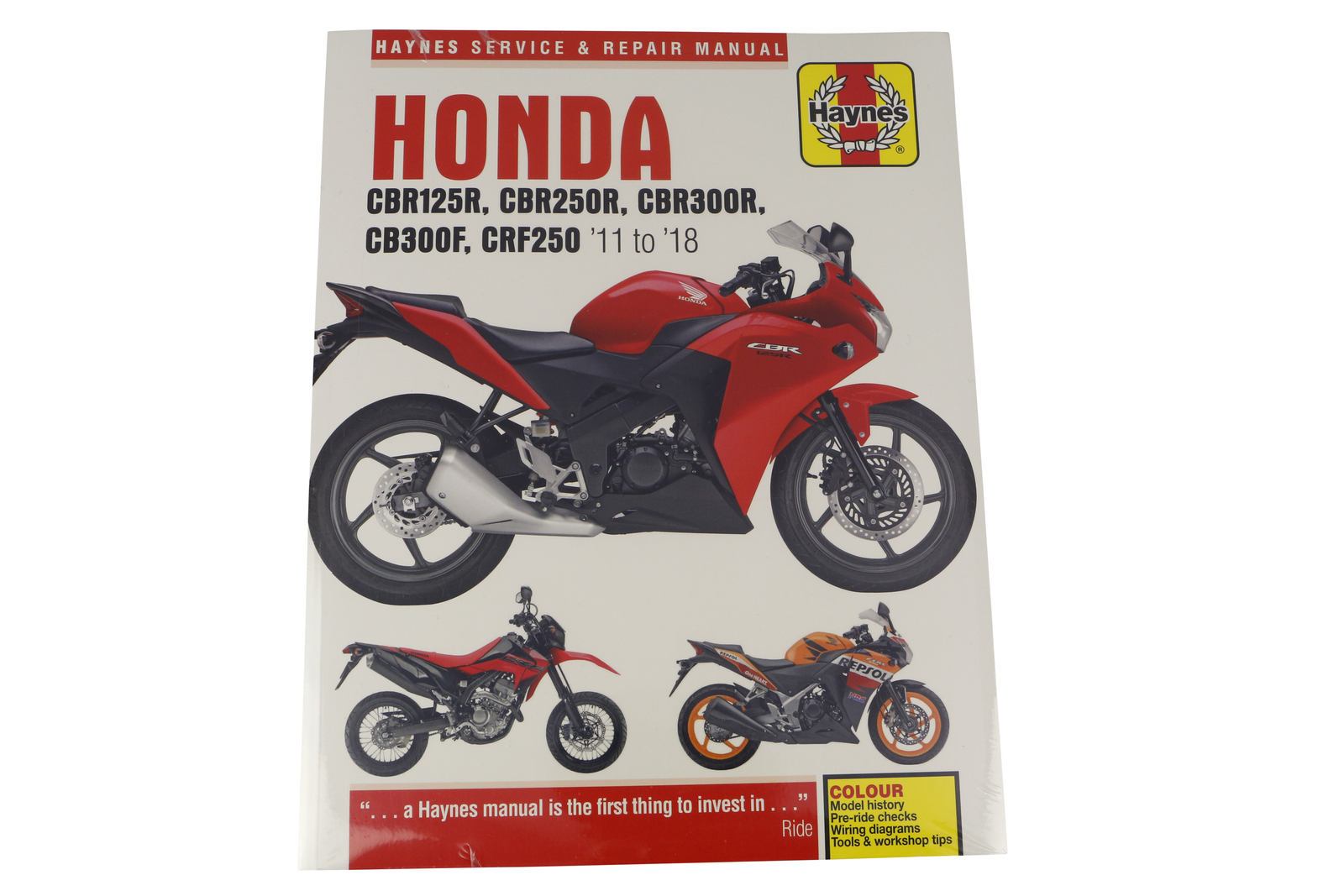 HAYNES 5919 MANUALE DI OFFICINA HONDA CRF 250 L RALLY 2017 | eBay