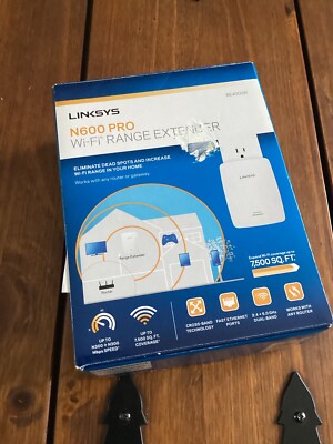 linksys N600 PRO wi-fi range extender (7500 Sq. ft.) RE4000W | eBay