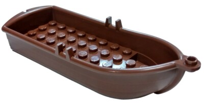 *NEW* Lego Brown Row Boat Sea Craft for Ocean / Water Settings x 1 ...