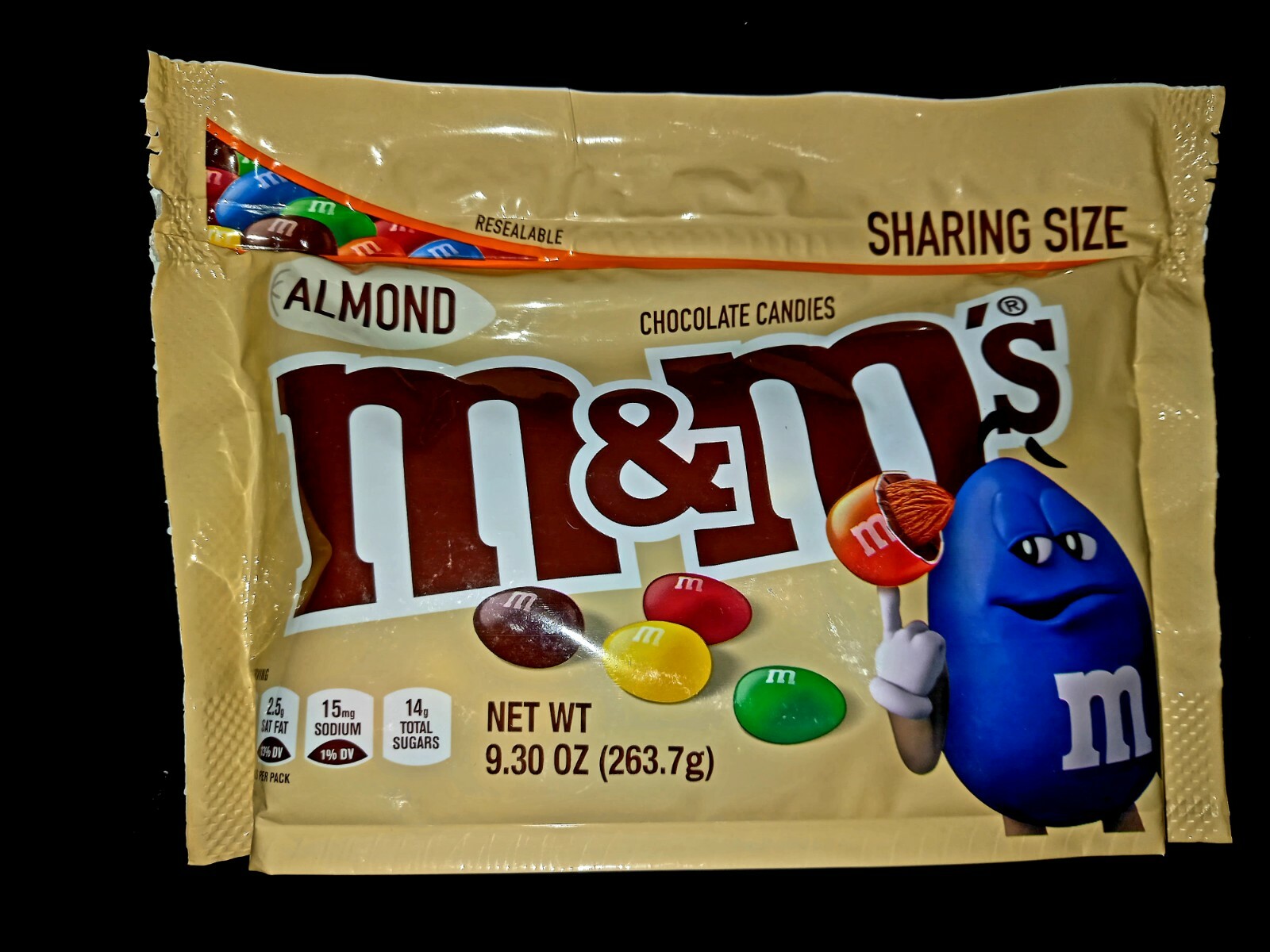 243.8g Packet Almond Flavour M&Ms MNMs m and ms American Chocolate ...