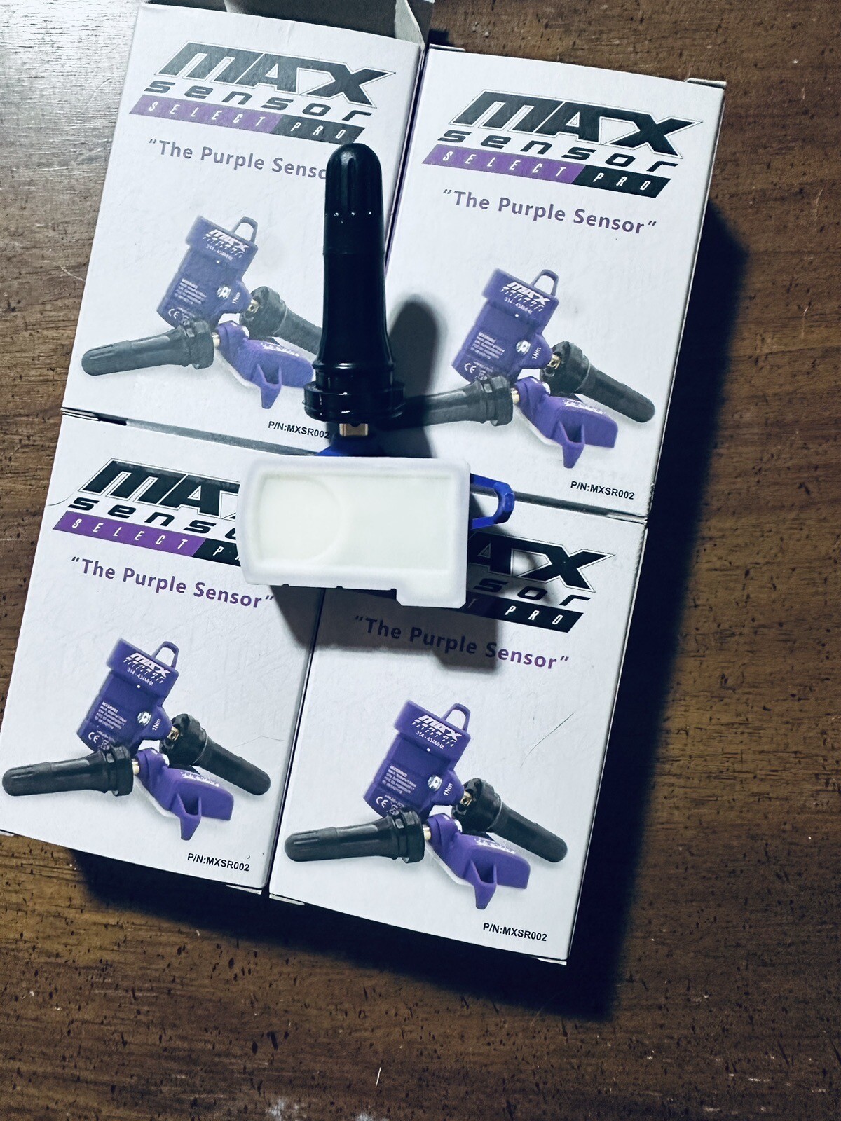 New (4) Max Tire Pressure Sensor TPMS Purple Sensor Programmable For ...