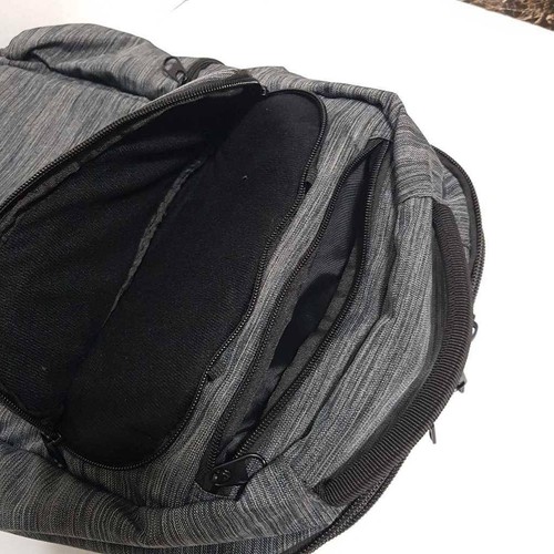 ORIGAUDIO Embarcadero Backpack Gray Black Internal Laptop Sleeve | eBay