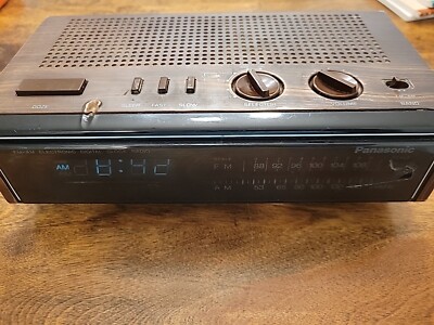Vintage Panasonic RC-6115 FM/AM Radio Alarm Clock VFD Tested Working ...