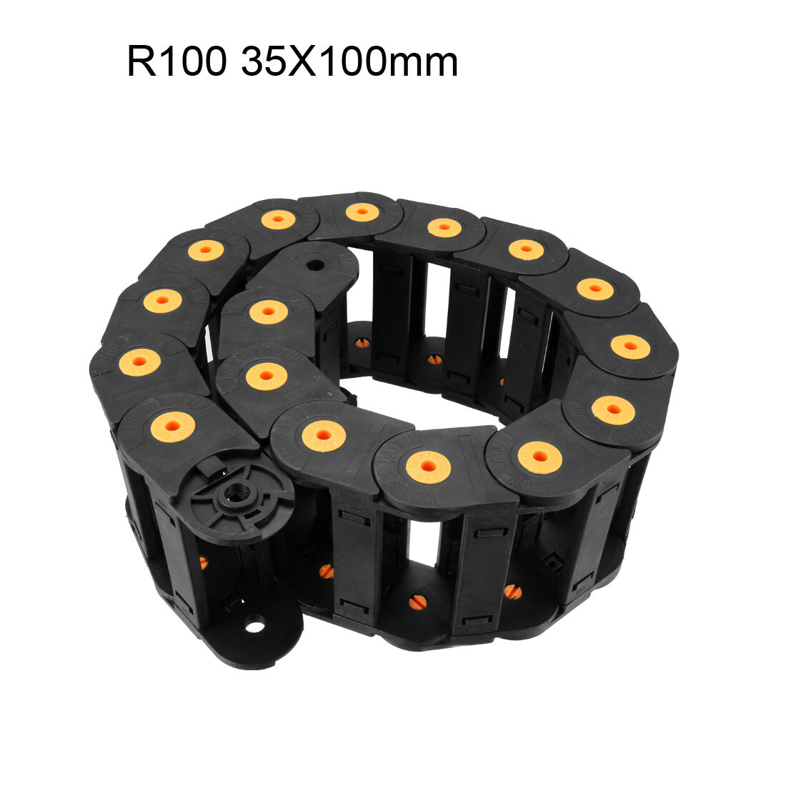 Drag Chain Cable Carrier R100 35X100mm 1 Meter Plastic for Electrical ...