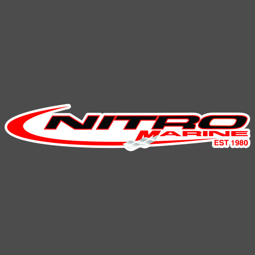 Nitro Marine Red Carpet Graphic Decal Sticker for Fishing Bass Boats | eBay