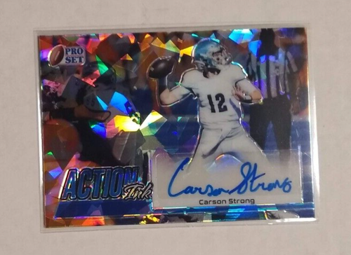 2022 Pro Set Carson Strong Action Ink Auto #ed 3/25 | eBay