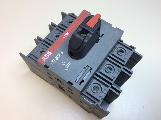 ABB OT30F3 30 Amp 600v 3 Pole Disconnect Switch for sale online | eBay