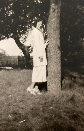 1930s Pretty Woman Environmental Activist Tree Hugger Original Photo ...