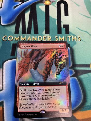 Magma Sliver Borderless Extended FOIL Secret Lair MTG NM MINT (641) | eBay