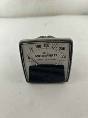 GE General Electric D-C 300 Panel Meter Type DW-91 CAT. #513X52 | eBay