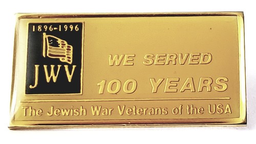 Vintage JWV 1896-1996 The Jewish War Veterans Of USA Served 100 Years ...