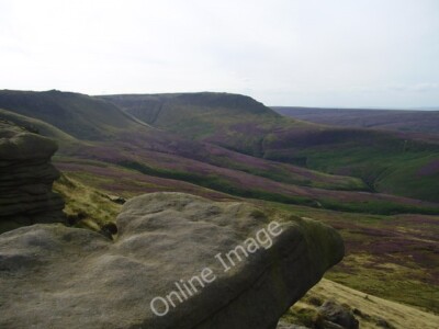 Photo 6x4 Stones along edge. Grindsbrook Booth Fairbrook naze in ...
