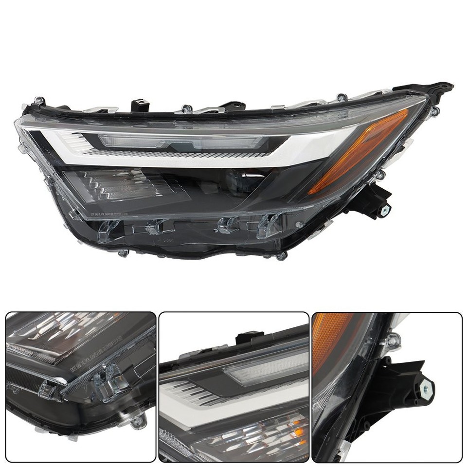 Headlight Projector Halogen w/ LED DRL Clear Left For Toyota RAV4 XLE ...