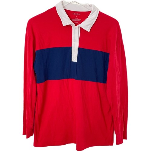 Arizona Jeans Mens Rugby Polo Shirt Sz M | eBay