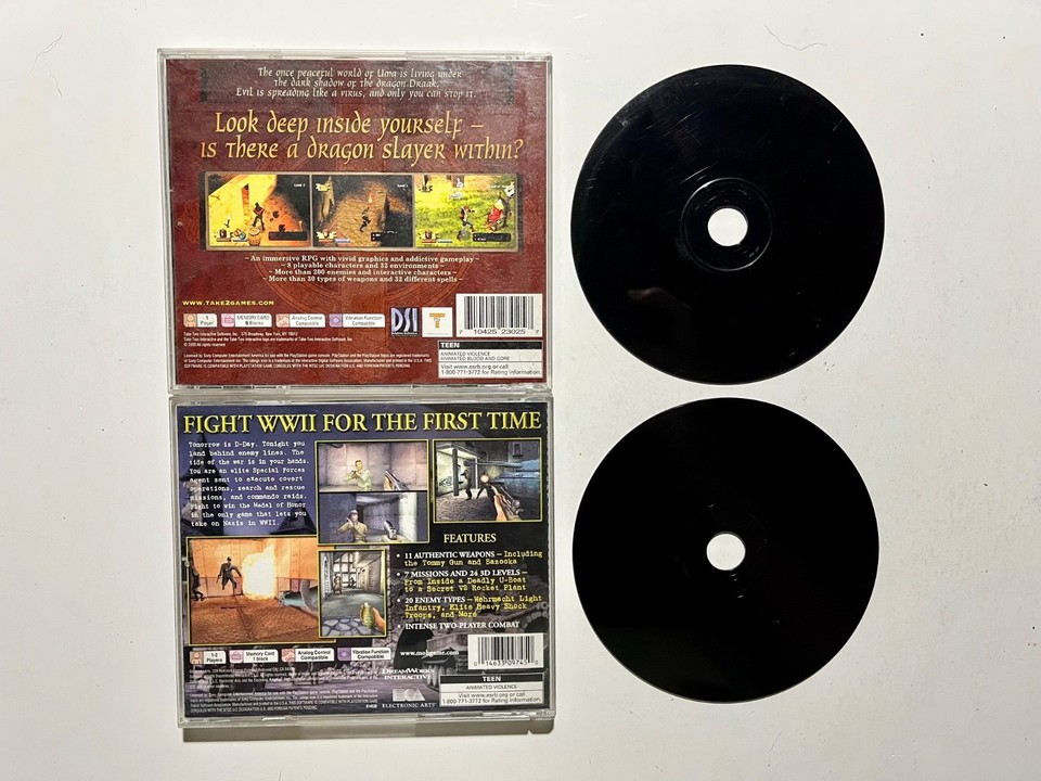 PlayStation 1 PS1 Video Games Lot Bundle🔥 Works! Medal Of Honor Dark ...