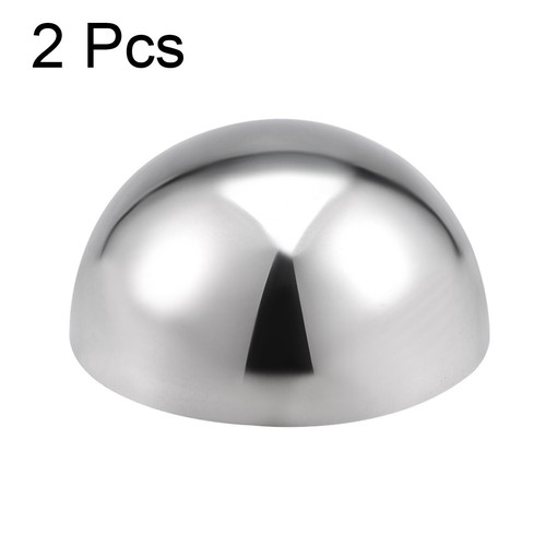 32mm Dia 304 Stainless Steel Hollow Cap Ball for Handrail Stair Newel ...