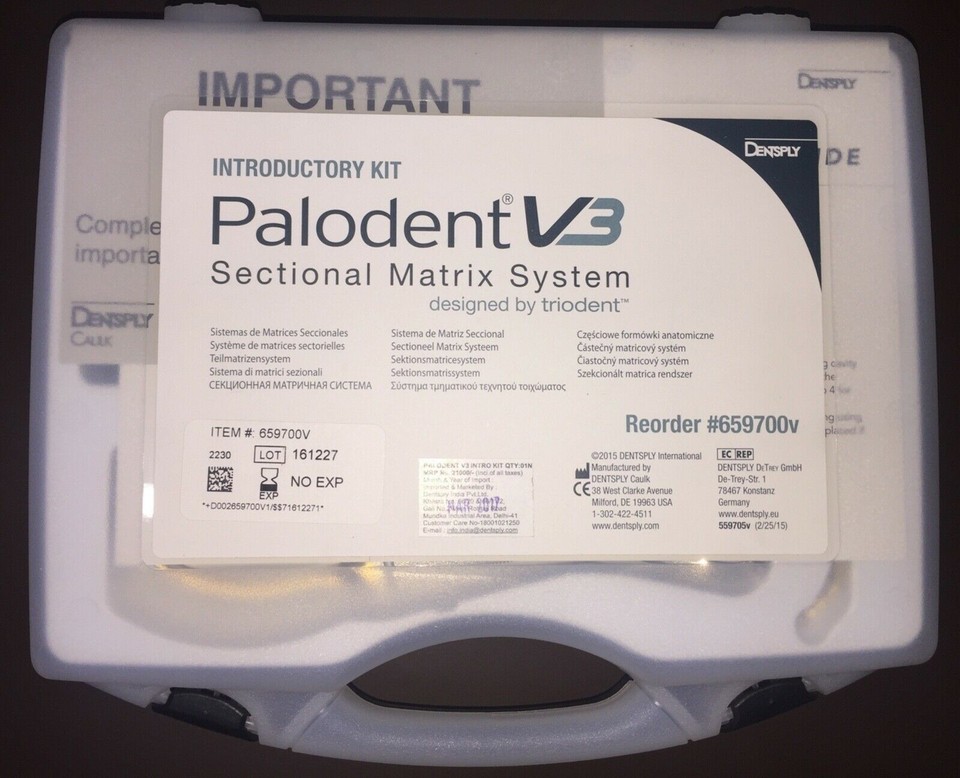 New Palodent V3 Dental Sectional Matrix Intro Kit System Designed By ...