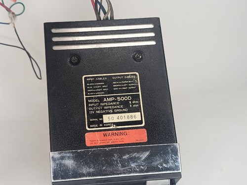 AVX BY AUDIOVOX 40 WATT SOUND EXPLODER AMP-500D | eBay