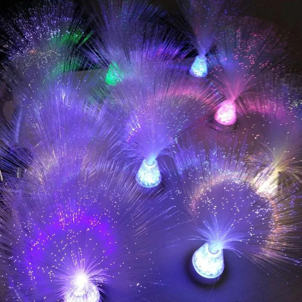 Optical Fiber LED Light Multicolor Atmosphere Lamps Creative Night ...