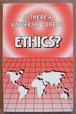 IS THERE A UNIVERSAL CODE OF ETHICS? ~ JIM WALDRON ~ Church of Christ ...