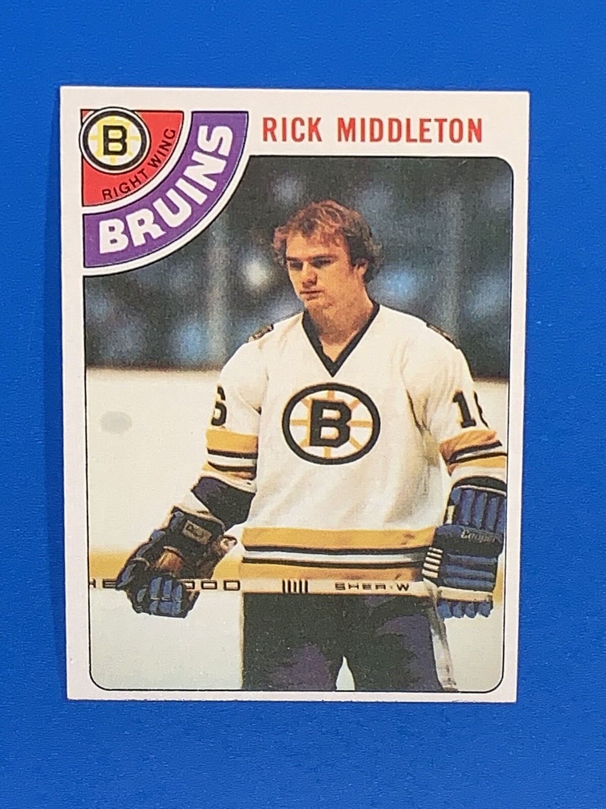 1978-79 Topps Rick Middleton Hockey Card #113 Boston Bruins Set Break ...