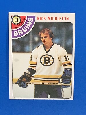 1978-79 Topps Rick Middleton Hockey Card #113 Boston Bruins Set Break ...