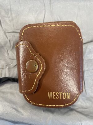 Weston Model 853 Vintage Light Exposure Meter w/ Case Vintage ...