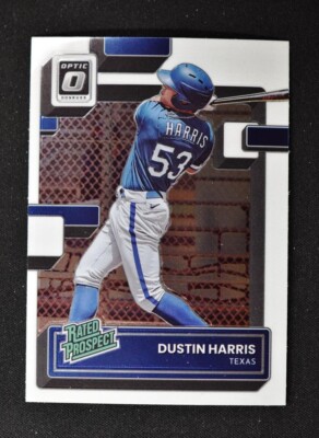2022 Donruss Optic Rated Prospects #21 Dustin Harris - Texas Rangers | eBay