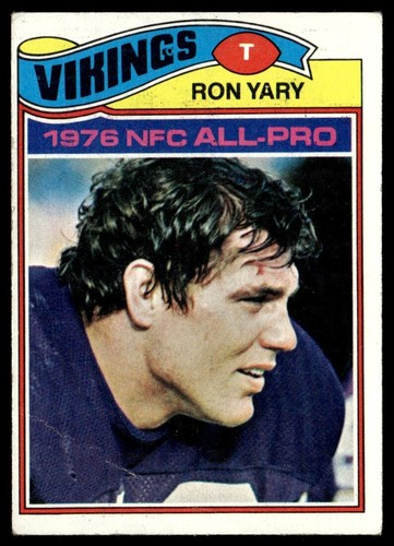 1977 Topps Ron Yary Minnesota Vikings #150 | eBay