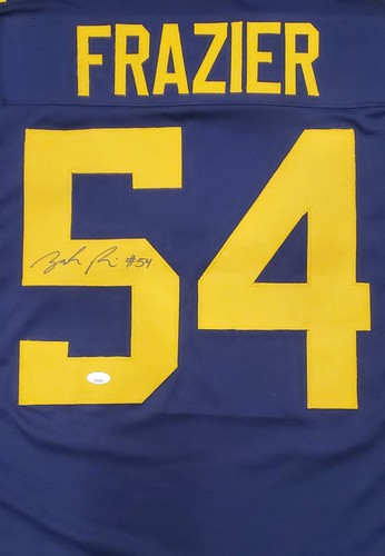 Zach Frazier West Virginia Mountaineers Signed #54 Jersey Pittsburgh ...