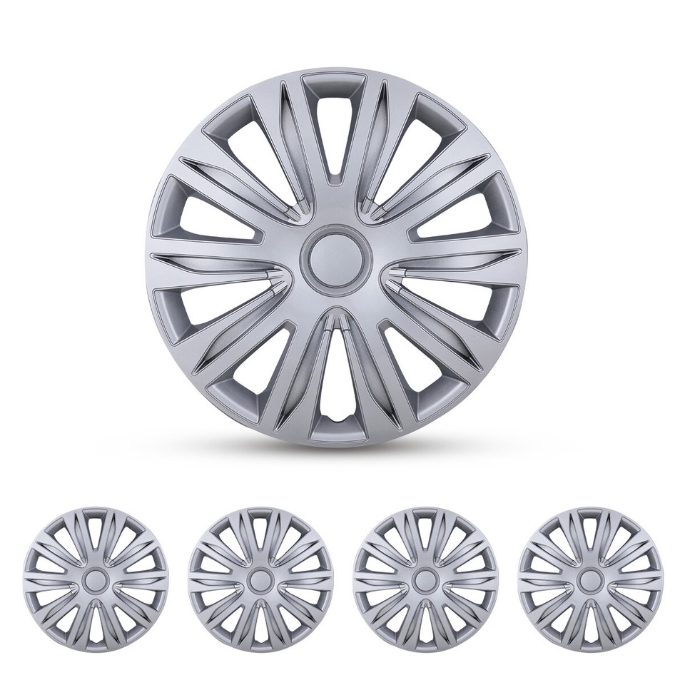 14 Inch Wheel Cover Rim Snap On Full Hub Caps fit R14 Tire & Steel Rim ...