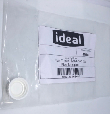 Genuine Ideal Logic Code Combi Flue Turret Threaded Cap (Flue Stopper ...