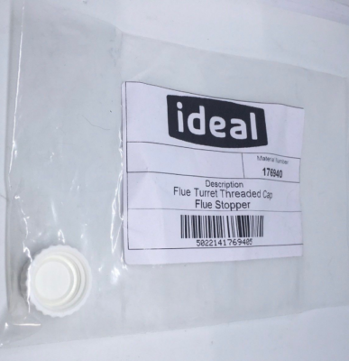 Genuine Ideal Logic Heat & Logic + Heat Flue Turret Threaded Cap 176940 ...