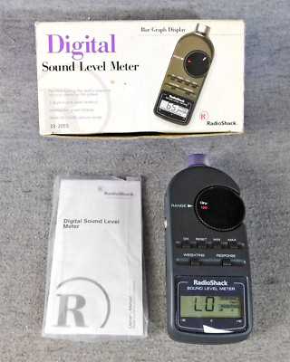 Sound & Audio Measurement - Radioshack Digital Sound Level Meter