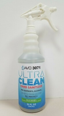 75% Isopropyl Alcohol liquid AVO 3071 32oz 4pcs (128oz) | eBay