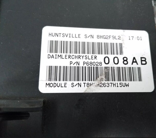 08 09 CHRYSLER SEBRING Avenger FUSEBOX POWER RELAY TIPM MODULE BCM ...