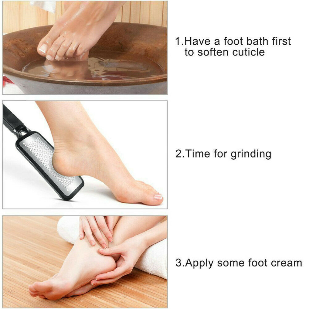 Foot File Hard Dead Skin Callus Remover Rasp Scraper Dead Skin Scrubber ...