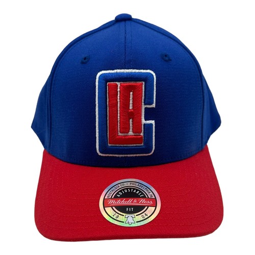 NWT Mitchell & Ness Los Angeles Clippers Red Blue Snapback Hat Cap NBA ...