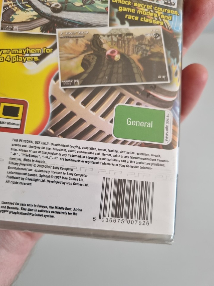 Spinout - Sony PSP PAL New + Sealed | eBay