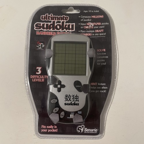 New/Sealed "Ultimate Sudoku" Handheld Electronic Game 708876213998| eBay