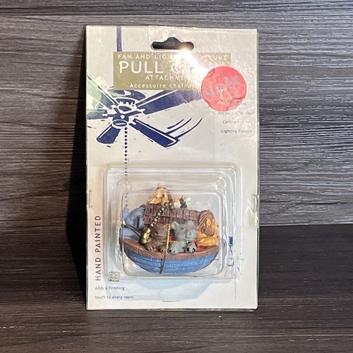Figi Vintage 1999 Noahs Ark Hand Painted Fan Lighting Pull Chain ...