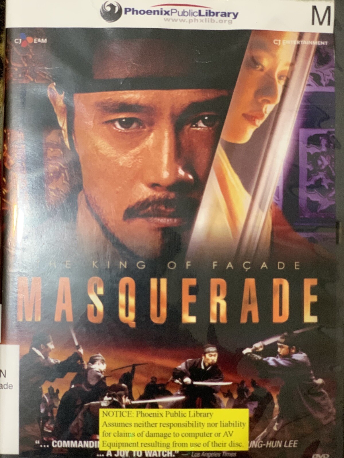 Masquerade (DVD, 2012) Lee Byung Hun Korean With English Subs | eBay