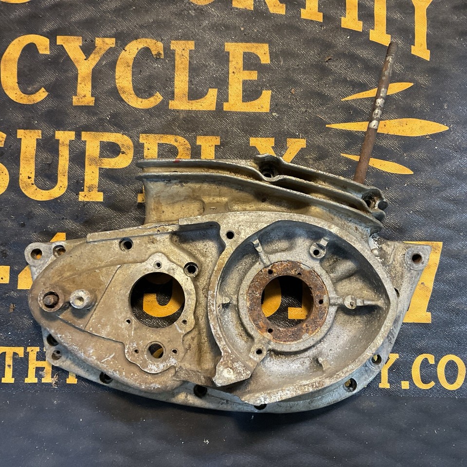 Vintage 1953 ST Harley Hummer Engine Case Flywheels Covers Parts OEM 3E ...