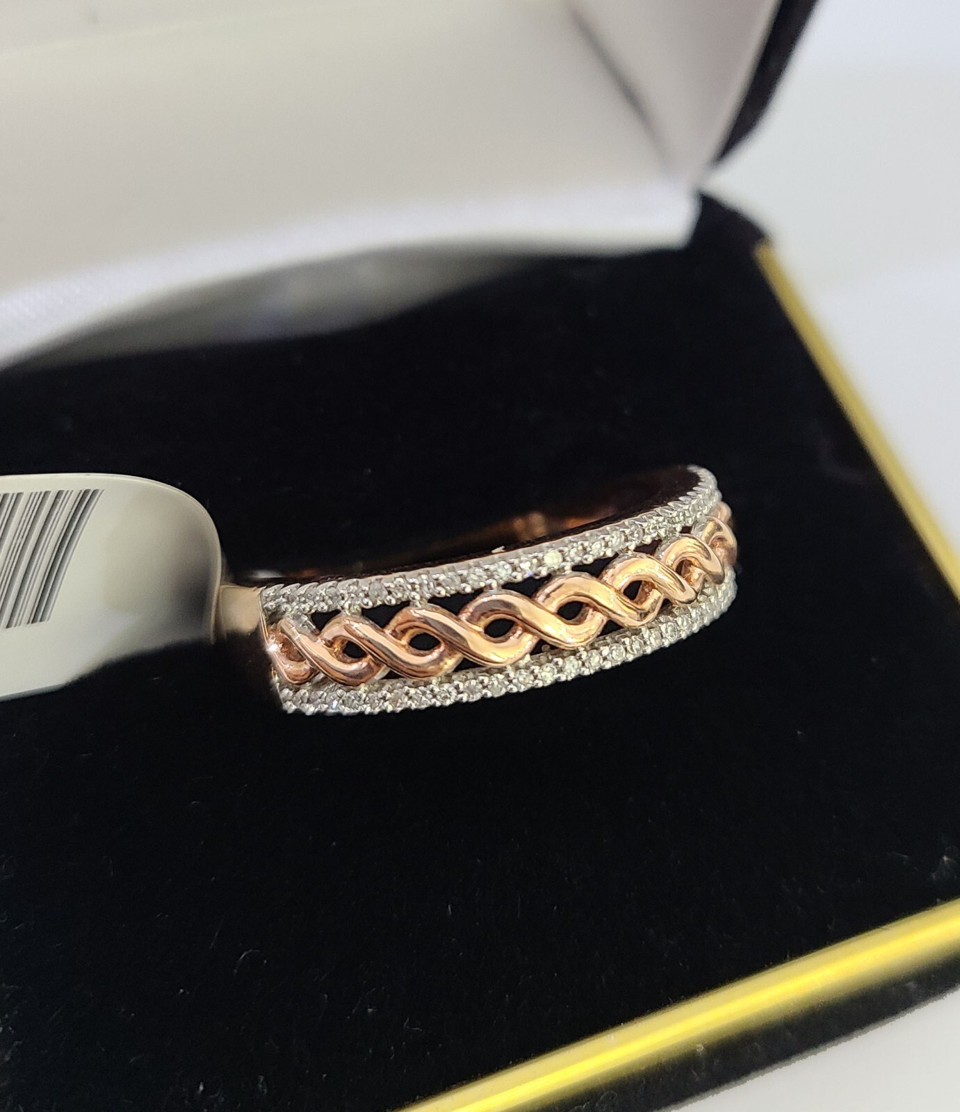 REAL 10k Rose Gold Diamond Mens Ring Engagement Wedding Genuine | eBay