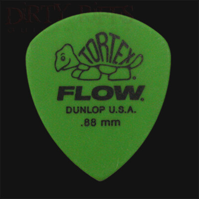 Dunlop Tortex Flow Standard Guitar Picks Green 0.88mm - Packs Of 1 to ...