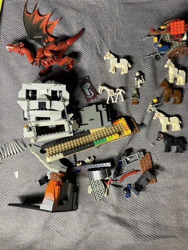 LEGO Castle Fantasy Era Skeleton Tower Dragon 7093, Incomplete, as is ...