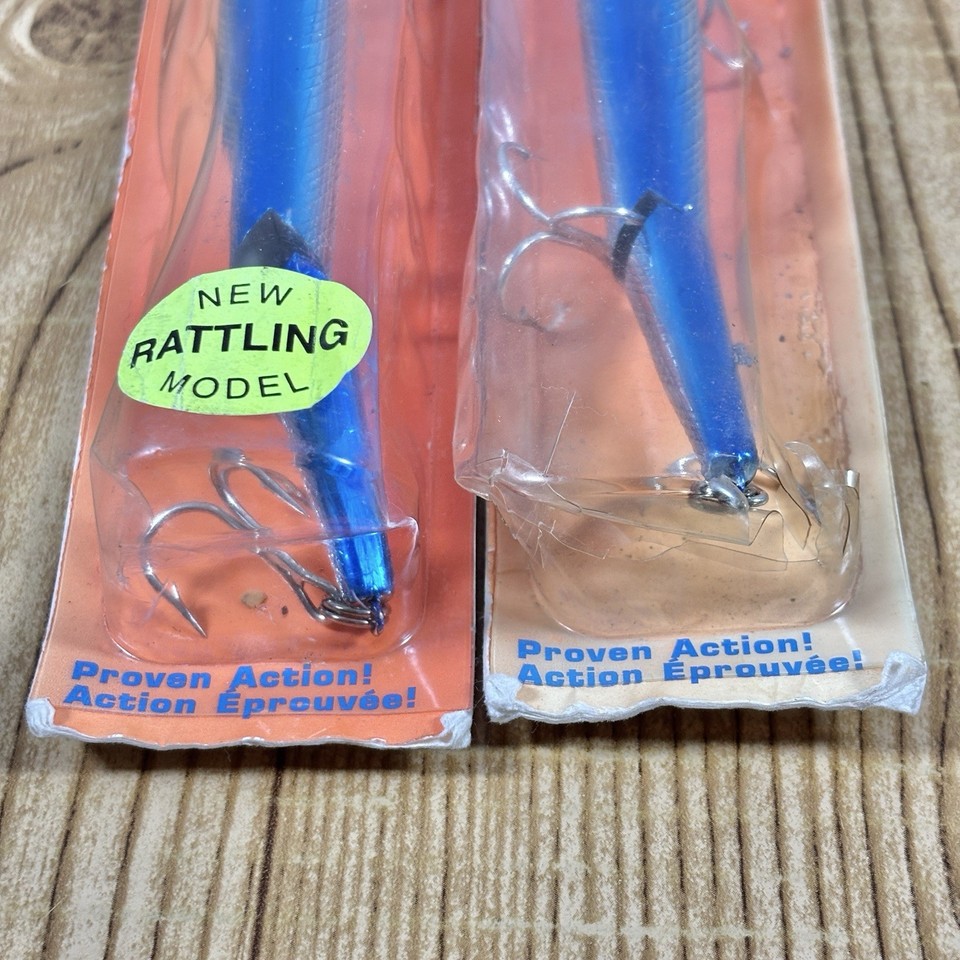 2 Rebel Spoonbill Minnow Jointed Deep Diver 5-1/4" Body 7" Fishing Lure ...