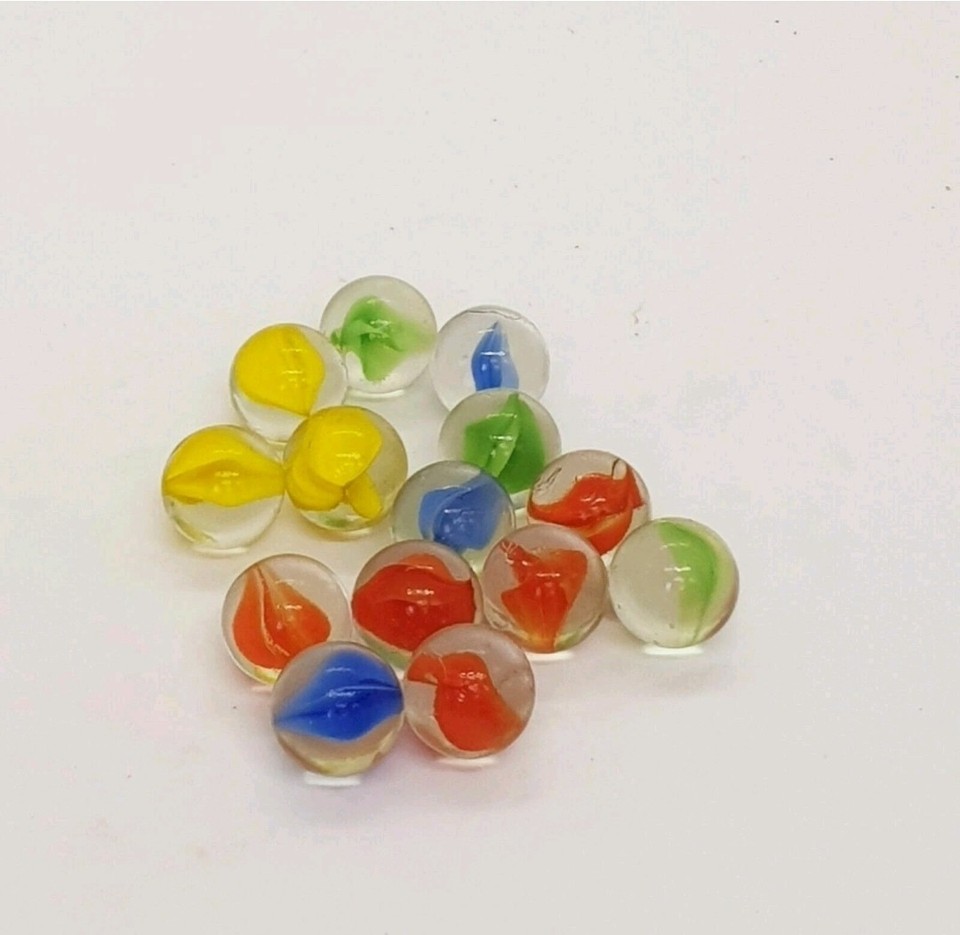 Lot of 100 Vintage Assorted Cats Eye Marbles 1950's - 1970's Near Mint ...