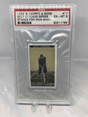 1923 B. Morris & Sons Golf Stroke Series #17 Arthur Havers PSA 6 | eBay