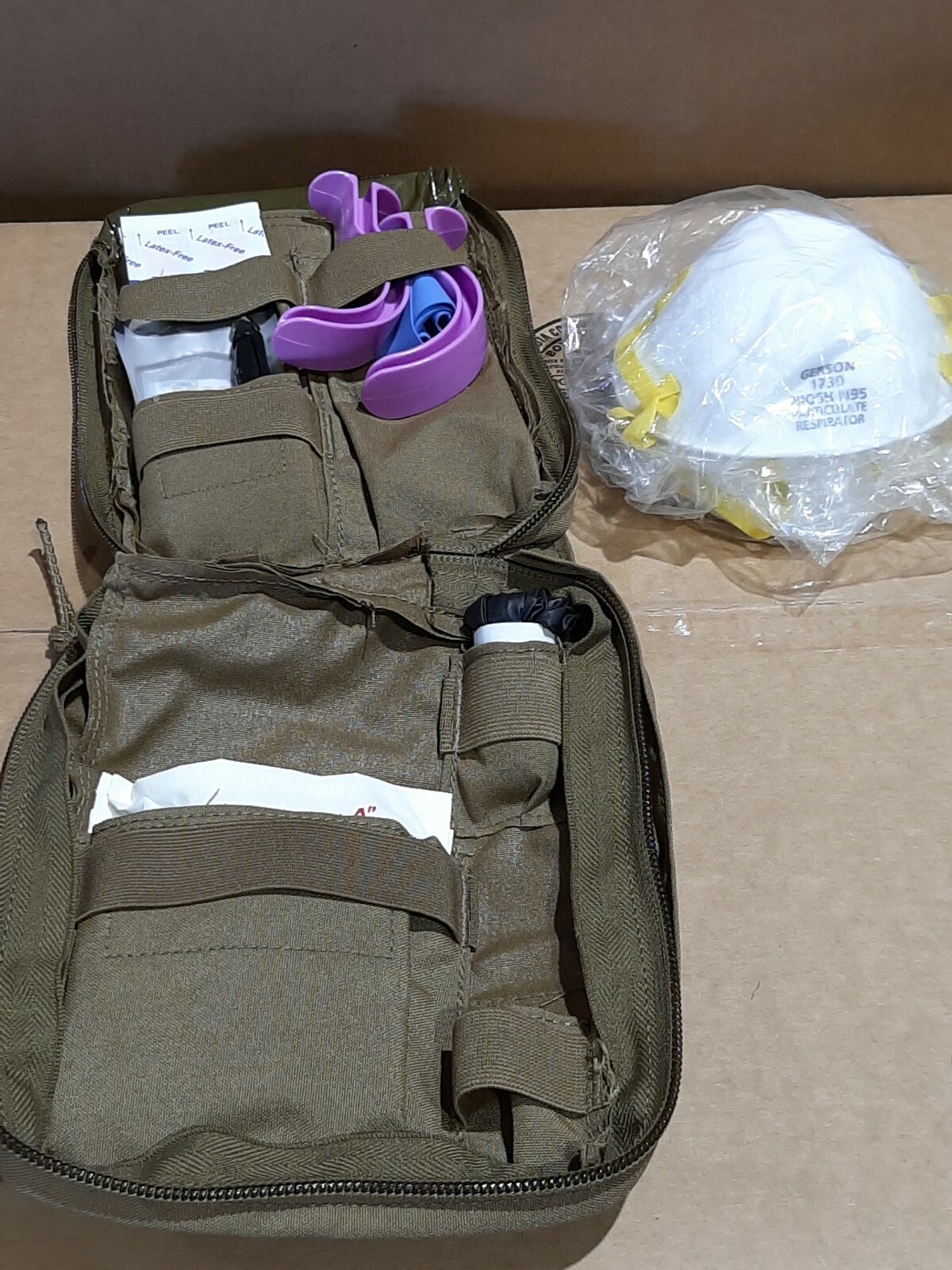 MILITARY USMC INDIVIDUAL FIRST AID KIT IFAK prepper prep EMT Paramedic ...